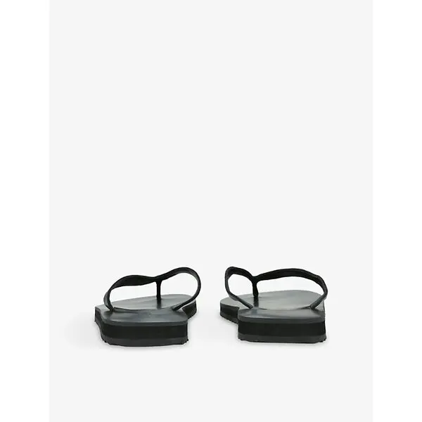 Senso Leather Flip-flops - Black