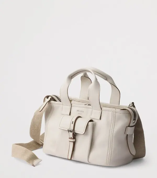 Prada Medium Leather Tote Bag
