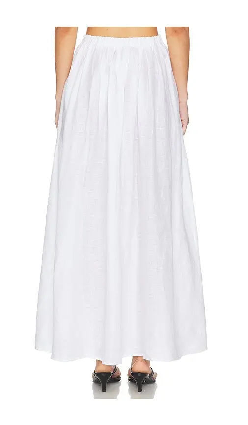 Susana Monaco Linen Wrap Skirt