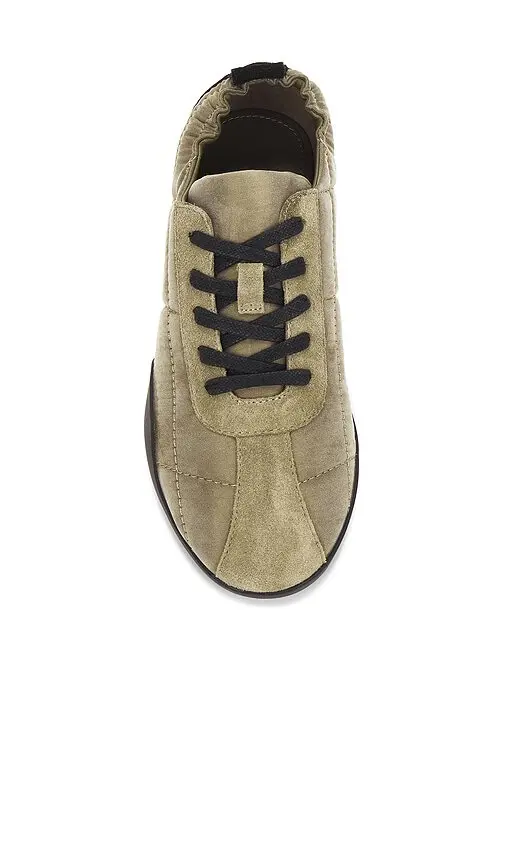 ST. AGNI Stitch Pillow Sneaker - Olive