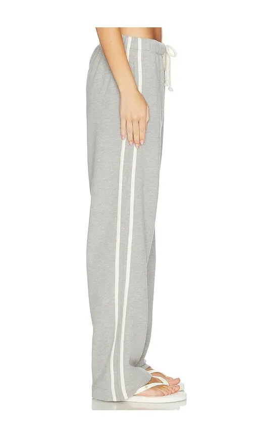Donni. The Eco-terry Stripe Crop Pant In . Also
