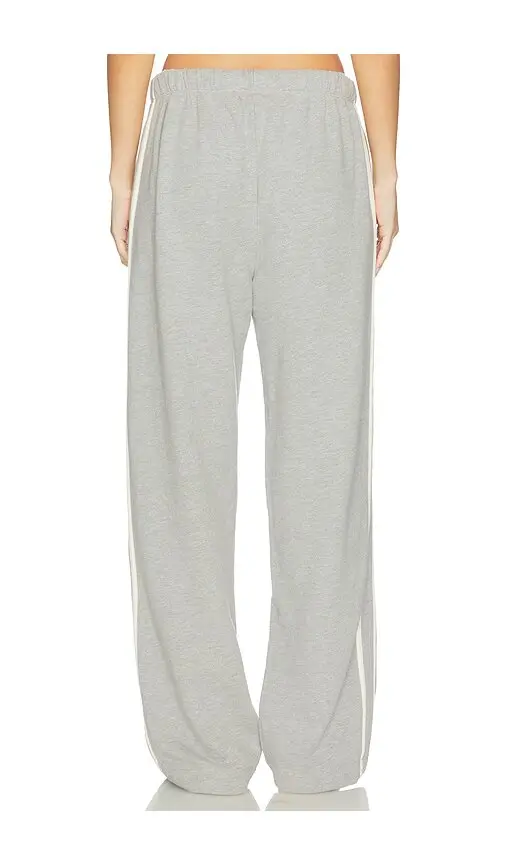Donni. The Eco-terry Stripe Crop Pant In . Also