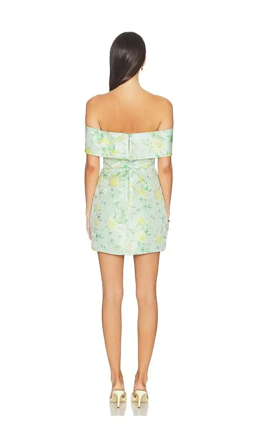 Katie May Odessa Off-the-shoulder Jacquard Dress