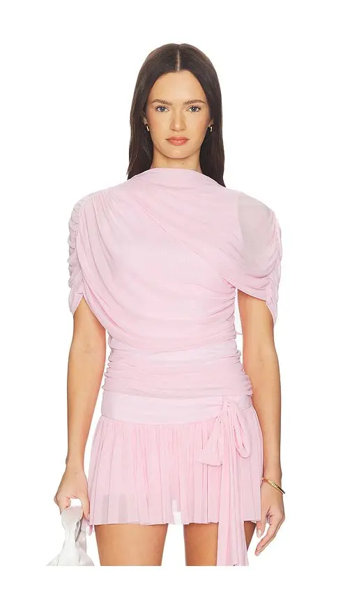 Amanda Uprichard Evianna Top - Pink