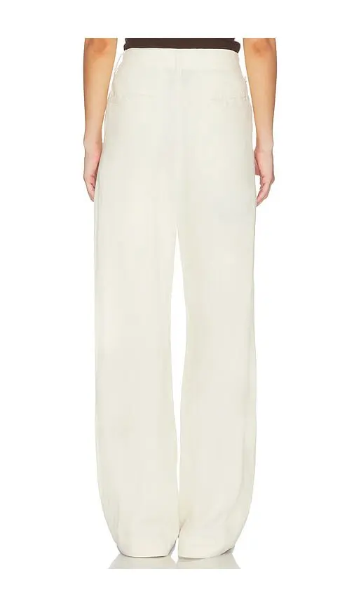 DL1961 Dl Taylor Relaxed Barrel High Rise Linen Pants In . Also - Cream
