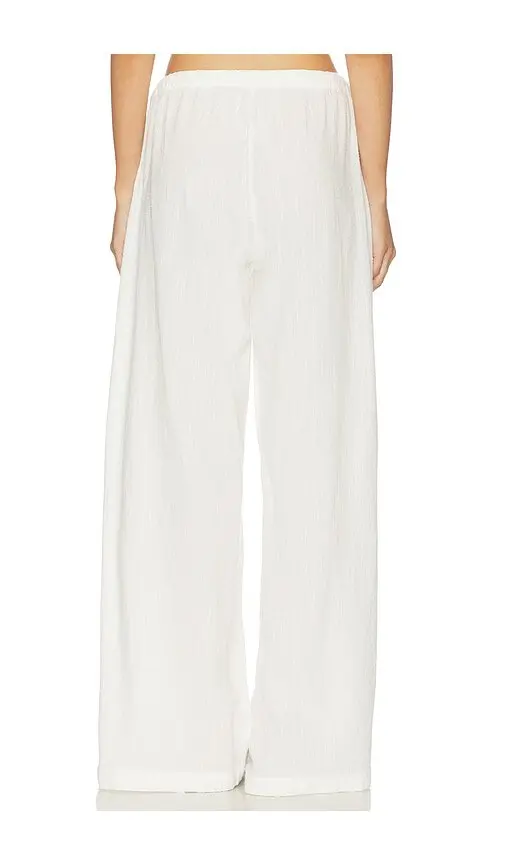 DL1961 Palazzo Low-rise Relaxed Cotton Gauze Pant