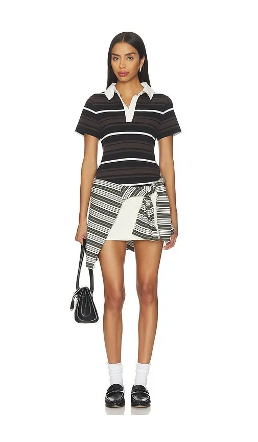 ALIGNE Maiden Stripe Polo