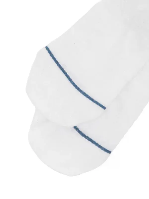 Zegna Logo Print Socks - Neutrals