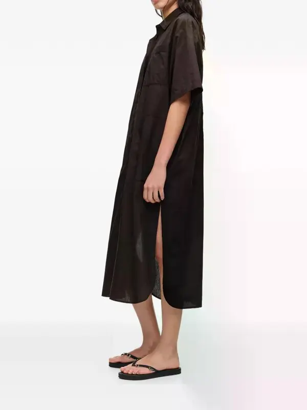Bimba Y Lola Embroidered Back Shirt Dress