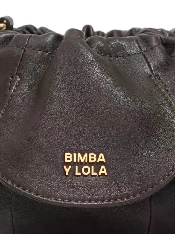 Bimba Y Lola Pétalo Leather Bucket Bag