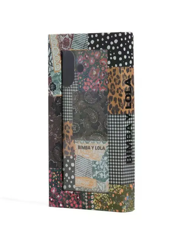 Bimba Y Lola Patchwork-print Iphone 16 Phone Case