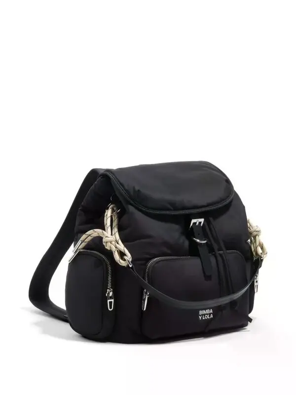 Bimba Y Lola Buckle-strap Drawstring Backpack