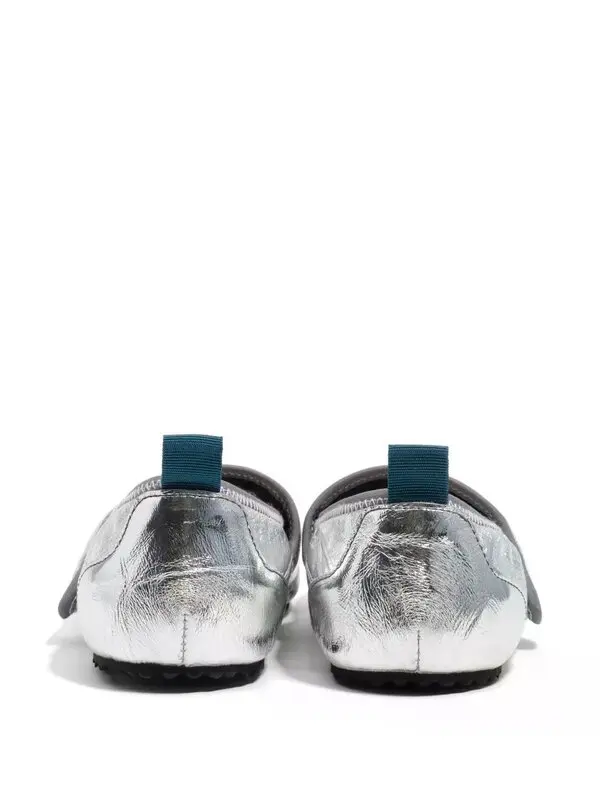Bimba Y Lola Metallic Effect Ballet Flats
