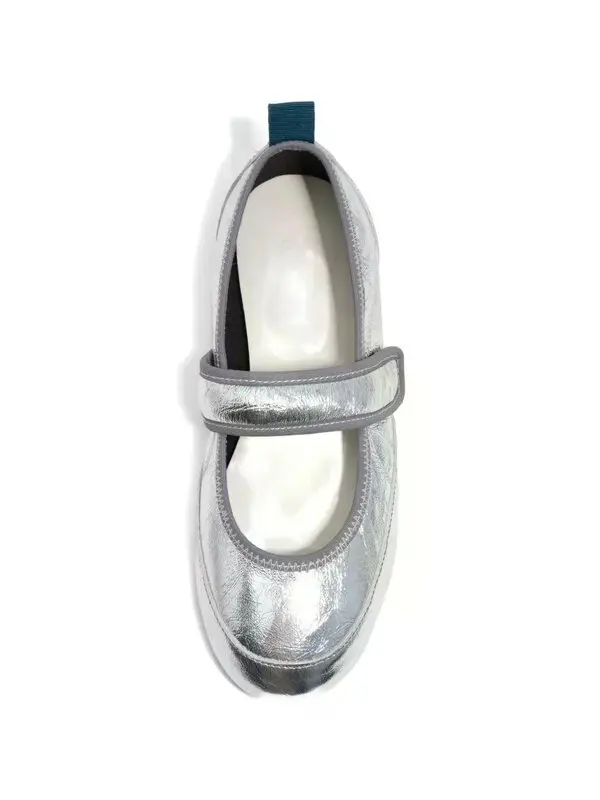 Bimba Y Lola Metallic Effect Ballet Flats