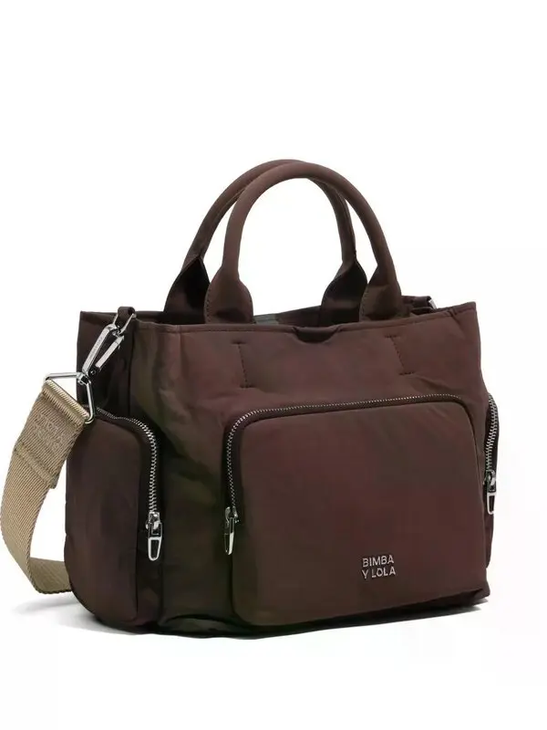 Bimba Y Lola Large Pocket Cross Body Bag - Brown