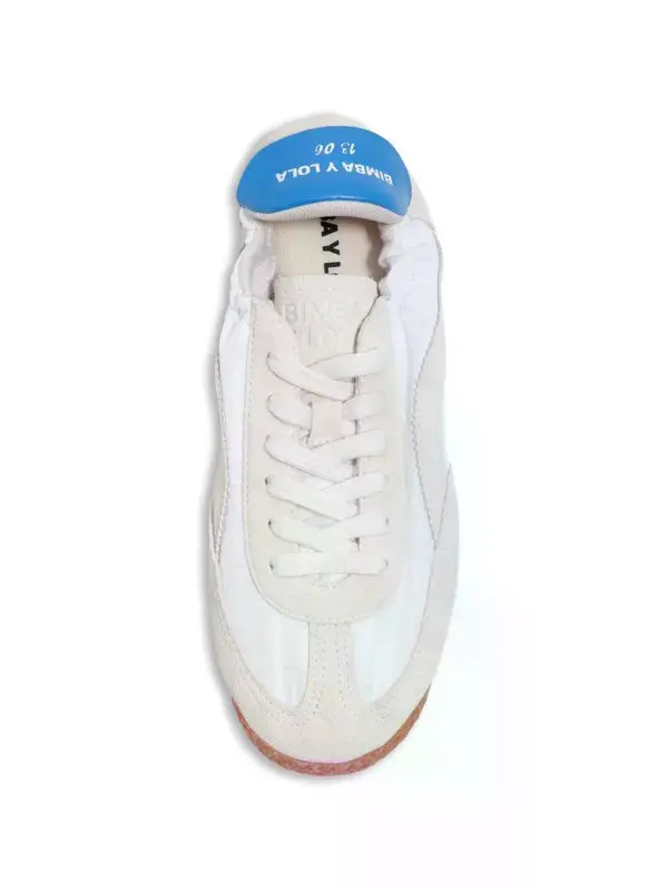 Bimba Y Lola Suede And Nylon Sneakers
