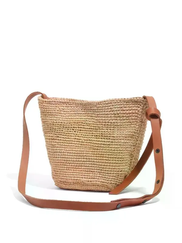 Bimba Y Lola Woven Shoulder Bag - Neutrals