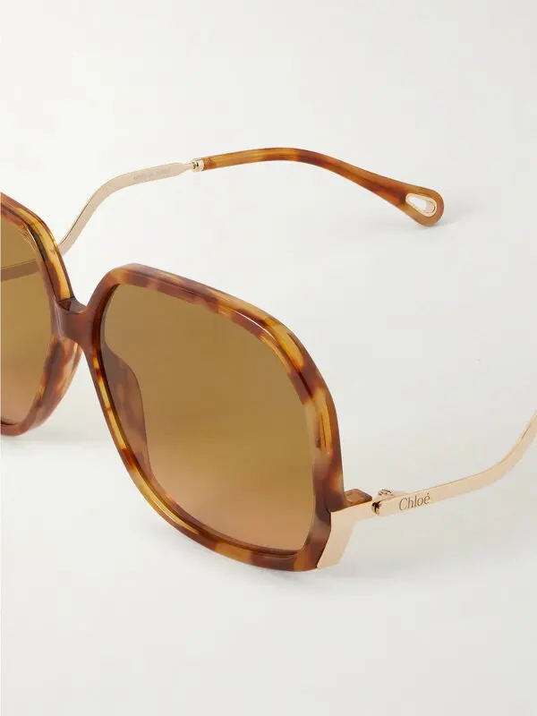 Chloé Squared-frame Acetate Sunglasses
