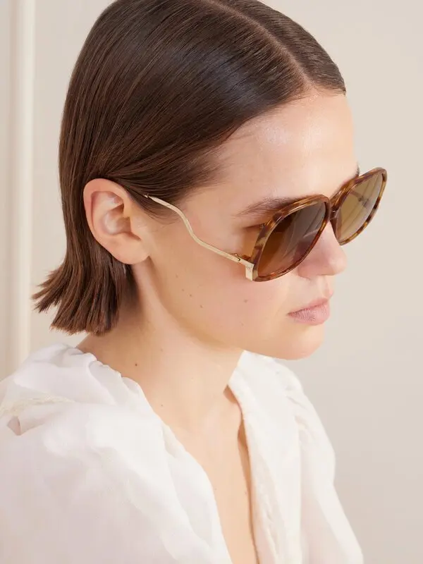 Chloé Squared-frame Acetate Sunglasses