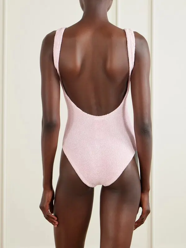 Hunza G Original Crinkle™ One-piece Swimsuit - Pink