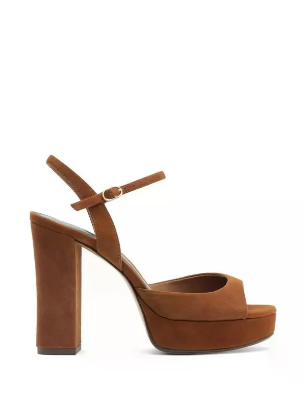 ALEXANDRE BIRMAN Amy Platform Sandals - Brown