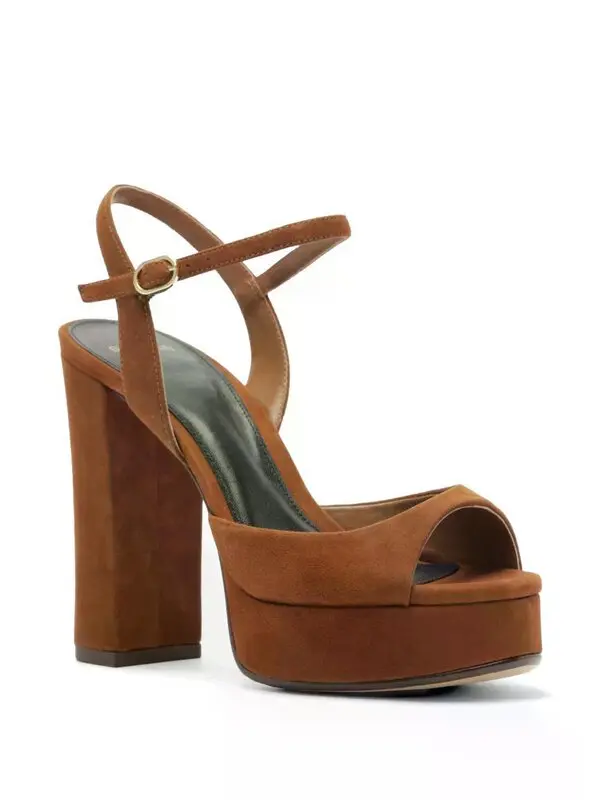 ALEXANDRE BIRMAN Amy Platform Sandals - Brown