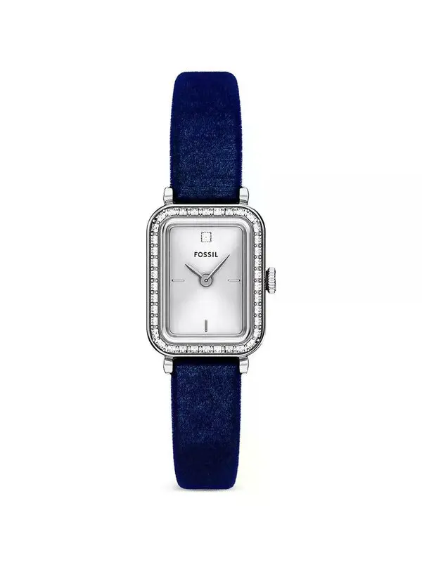 Fossil Mini Raquel Crystal-embellished Watch - Silver