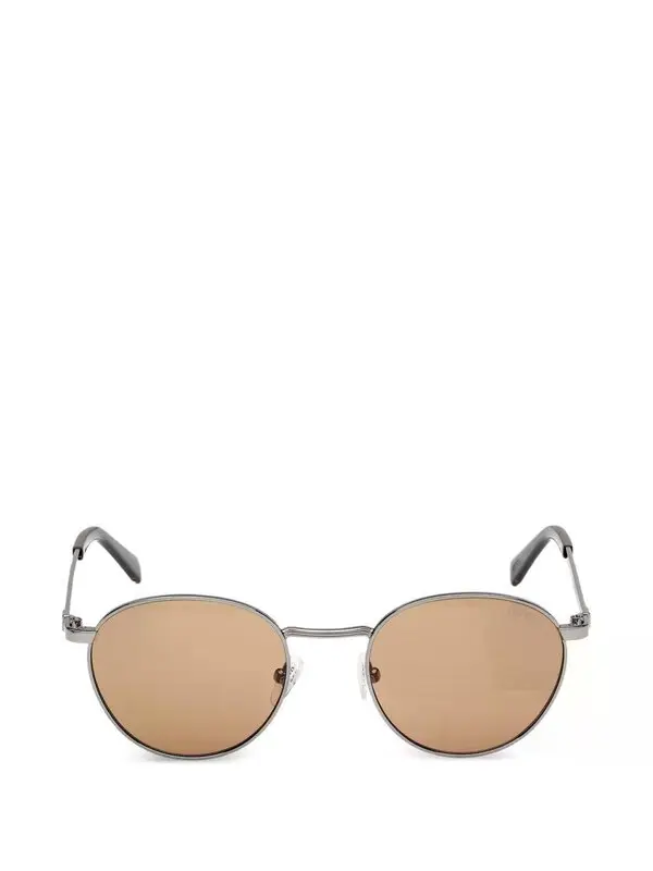 Guess Round Frame Sunglasses - Silver
