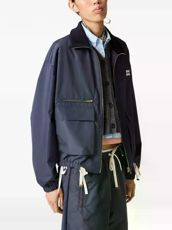 Miu Miu Technical Fabric Blouson Jacket