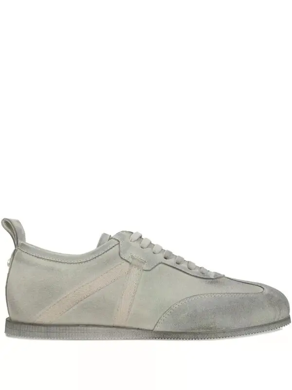 ANN DEMEULEMEESTER Siru Suede Lace-up Sneakers - Grey