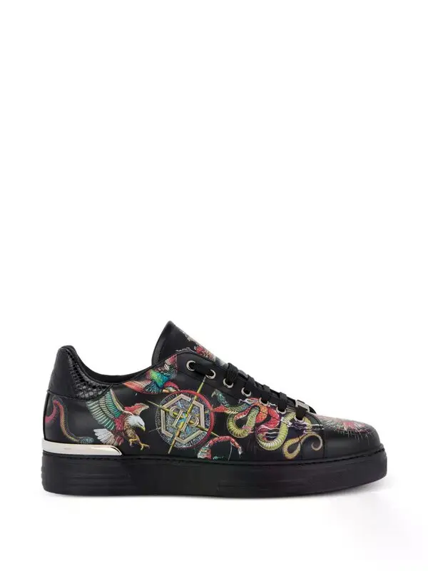 Philipp Plein Printed Low-top Sneakers