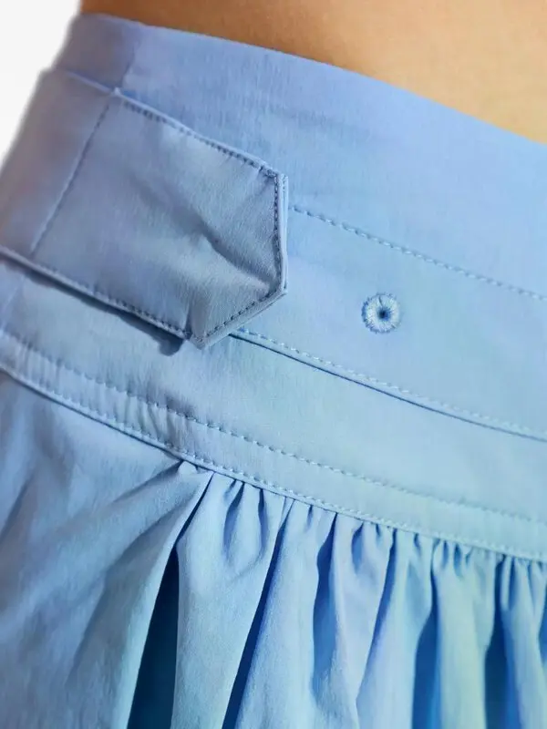 IRO PARIS Pleated Wide Leg Trousers - Blue