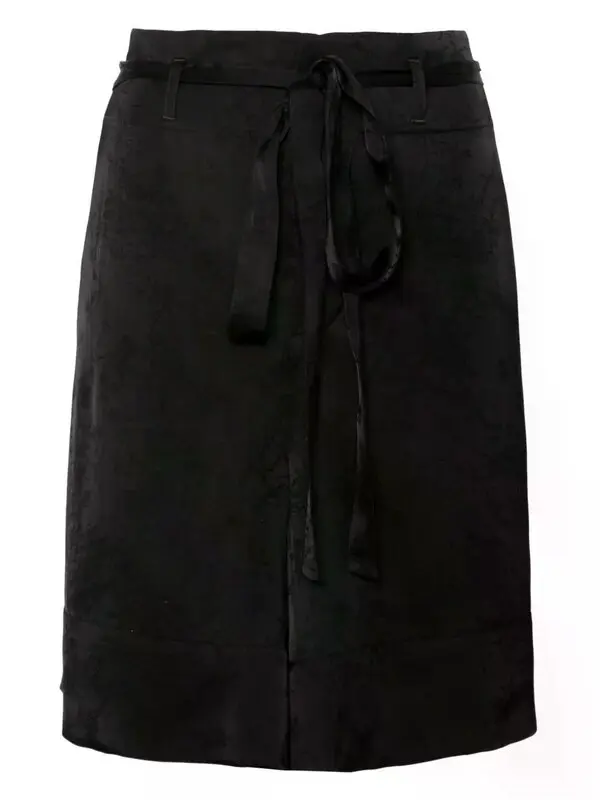 ANN DEMEULEMEESTER Jacquard Shorts - Black