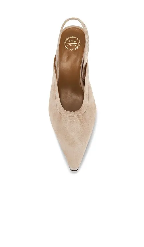 ATP ATELIER Lana Slingback Kitten Heel Pumps