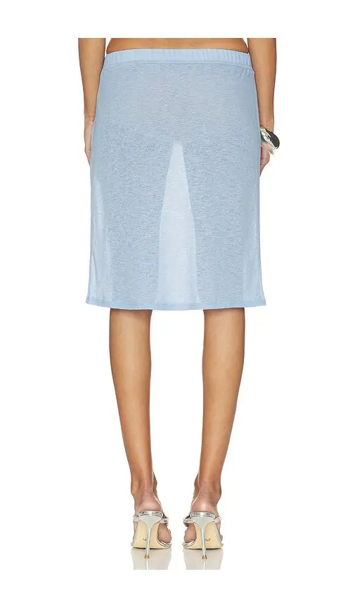 SIEDRES Sequined Floral Embroidery Skirt