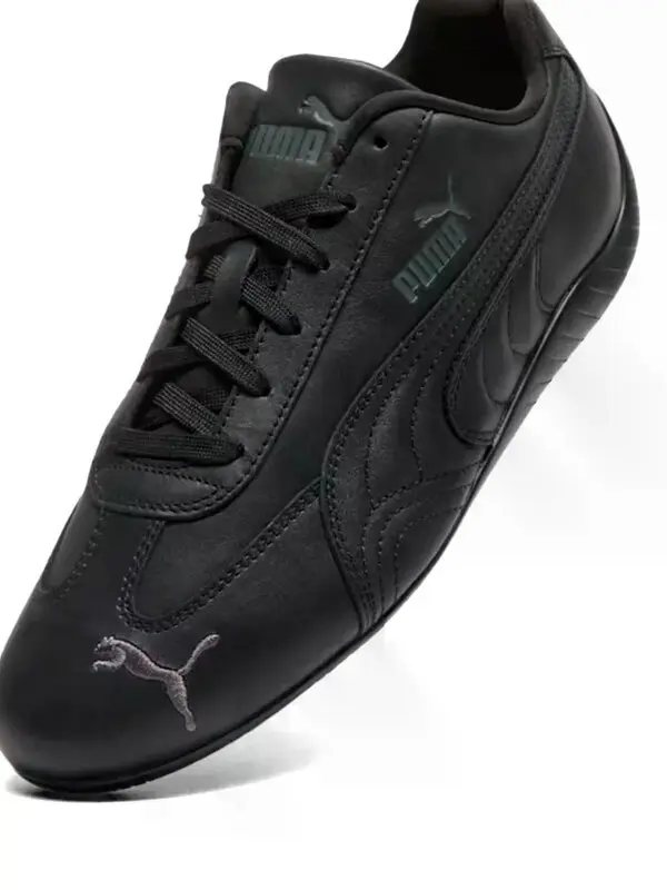 PUMA Speedcat Lace-up Round Toe Sneakers - Black