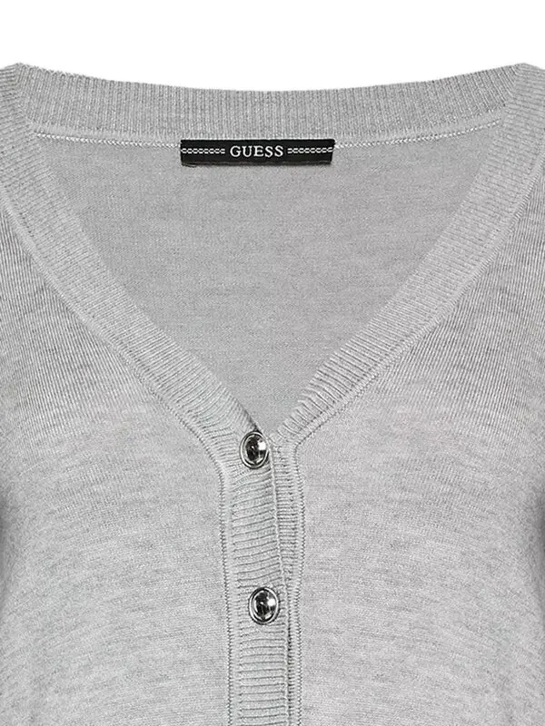 Guess Knitted V-neck Cardigan