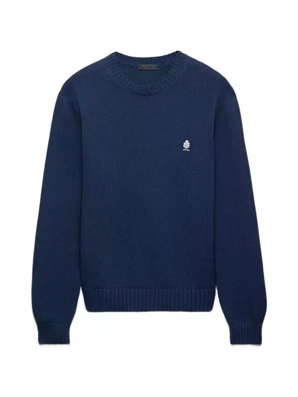 Prada Cotton Crew-neck Sweater