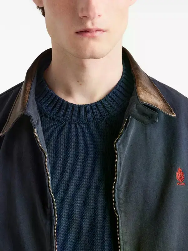 Prada Cotton Crew-neck Sweater