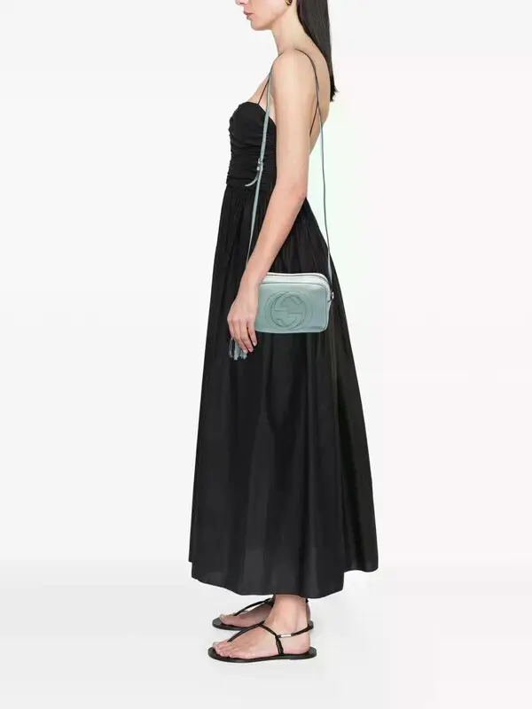 Gucci Leather Soho Disco Crossbody Bag - Blue