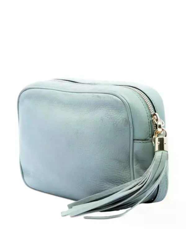 Gucci Leather Soho Disco Crossbody Bag - Blue