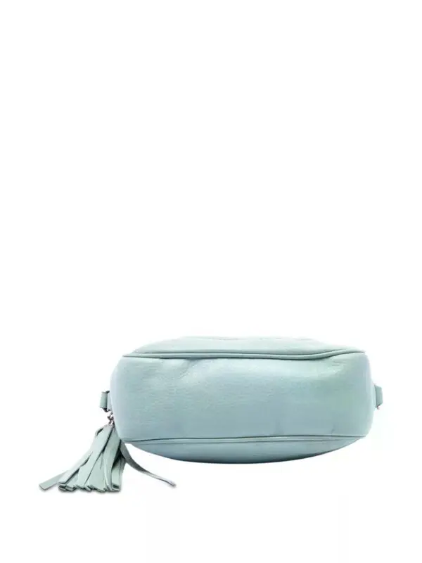 Gucci Leather Soho Disco Crossbody Bag - Blue