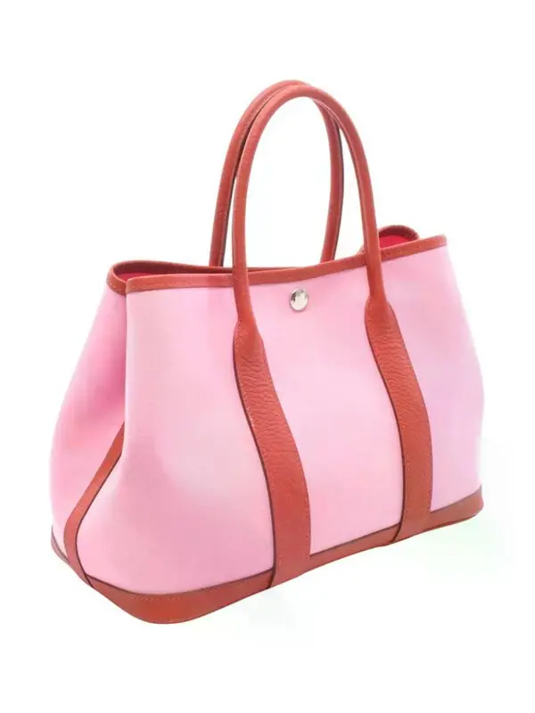 Hermès Toile And Negonda Garden Party 30 Tote Bag