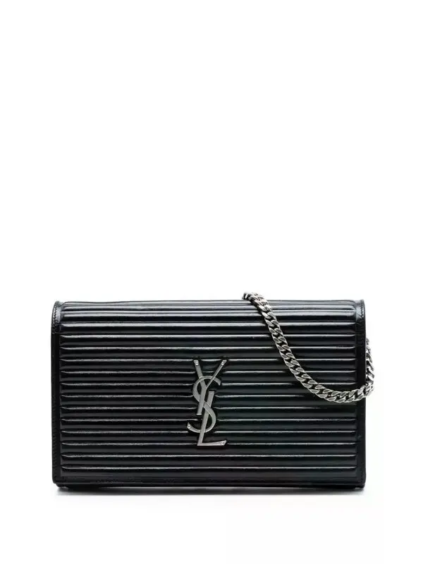 Saint Laurent Medium Monogram Kate Crossbody Bag - Black