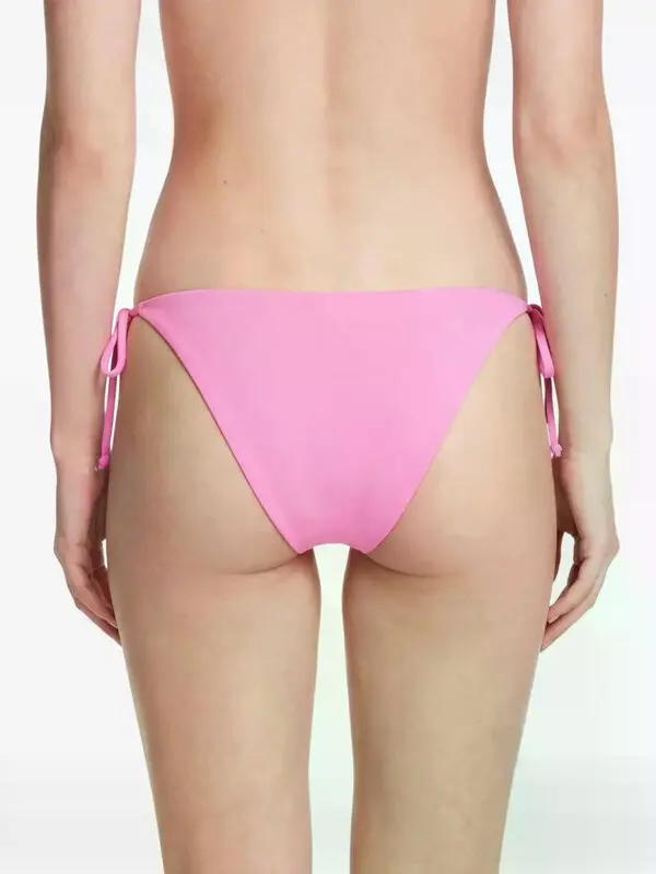 Moschino Print Side-tie Bikini Bottoms