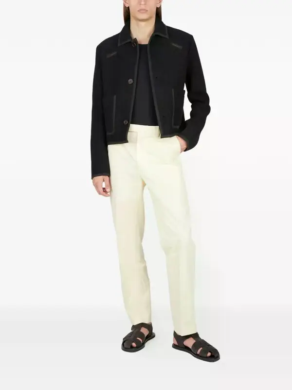 DIOMENE Tailored Cotton Trousers