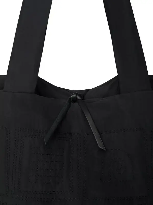 Nanushka Quilted Geometric Tote Bag