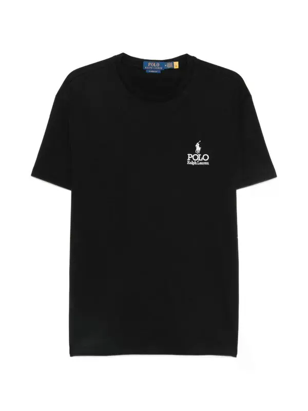 Polo Ralph Lauren Logo-embroidered T-shirt - Black