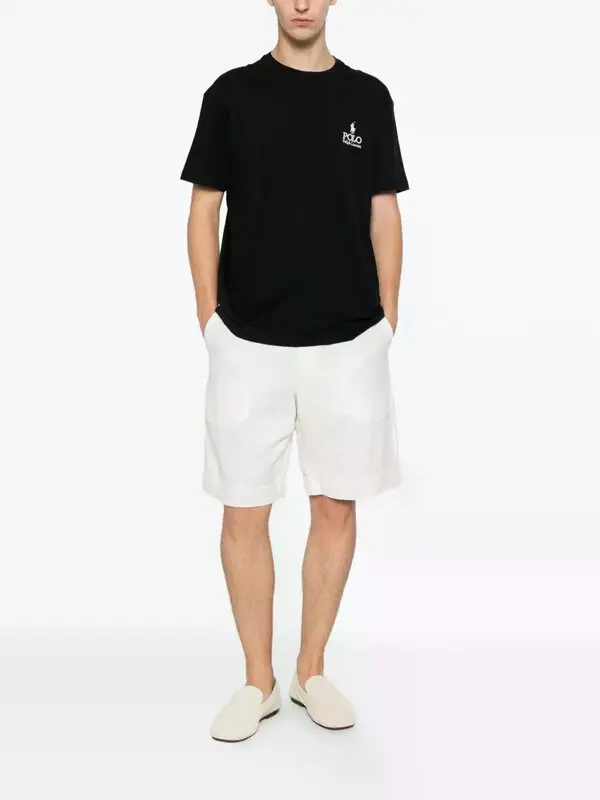 Polo Ralph Lauren Logo-embroidered T-shirt - Black