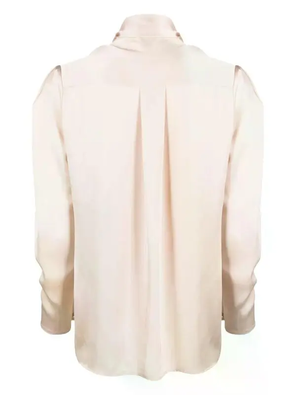MERCI Allure Attached-scarf Blouse
